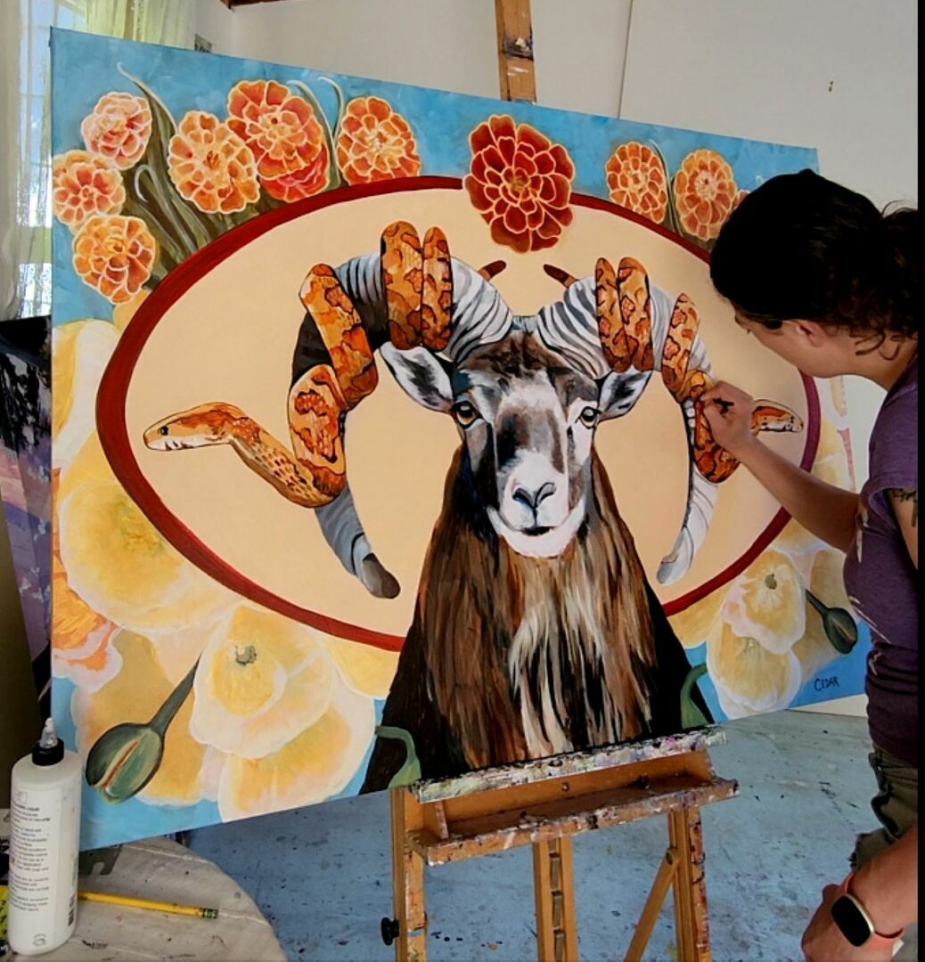 Archetypes: Animal Symbolism Paintings by Cedar Lee | 3535 N Vancouver ...