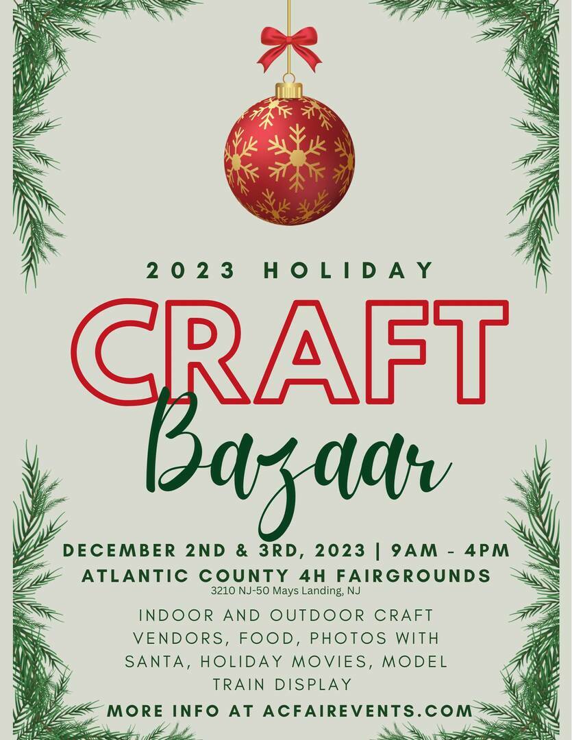 Holiday Craft Bazaar | Atlantic County 4-H Fairgrounds | UpcomingEvents.com