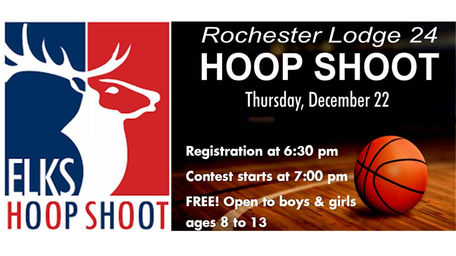 ELKS FREE HOOP SHOOT CONTEST FOR COMMUNITY KIDS | Henrietta Recreation ...
