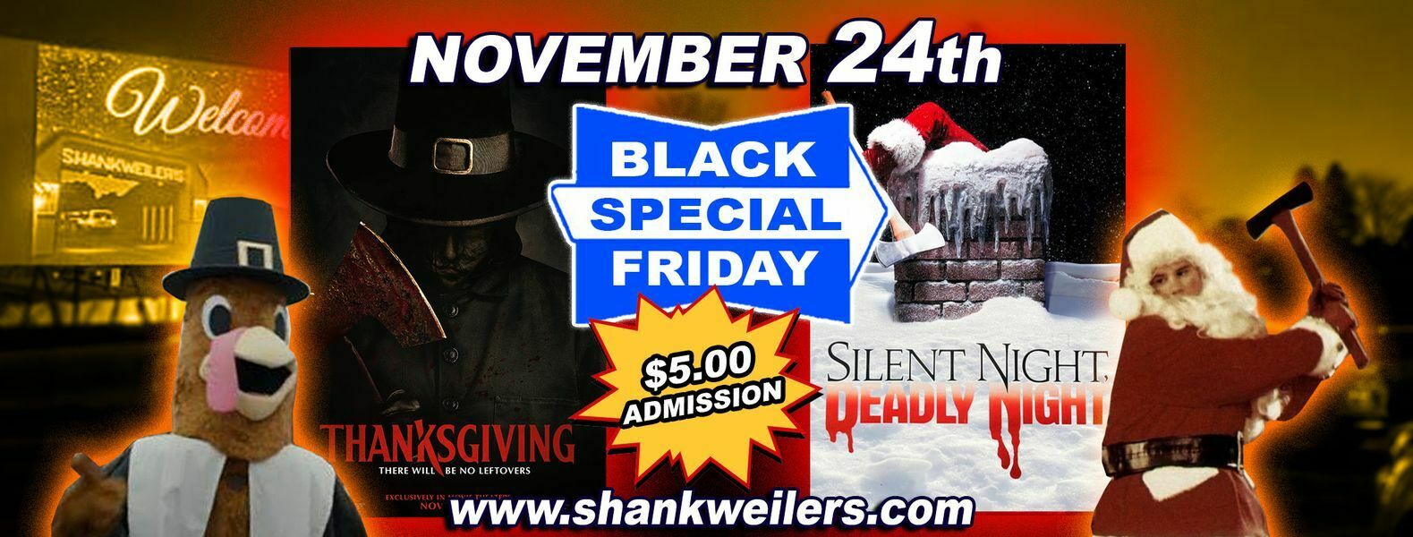 Black Friday Double Feature: THANKSGIVING and SILENT NIGHT DEADLY NIGHT ...