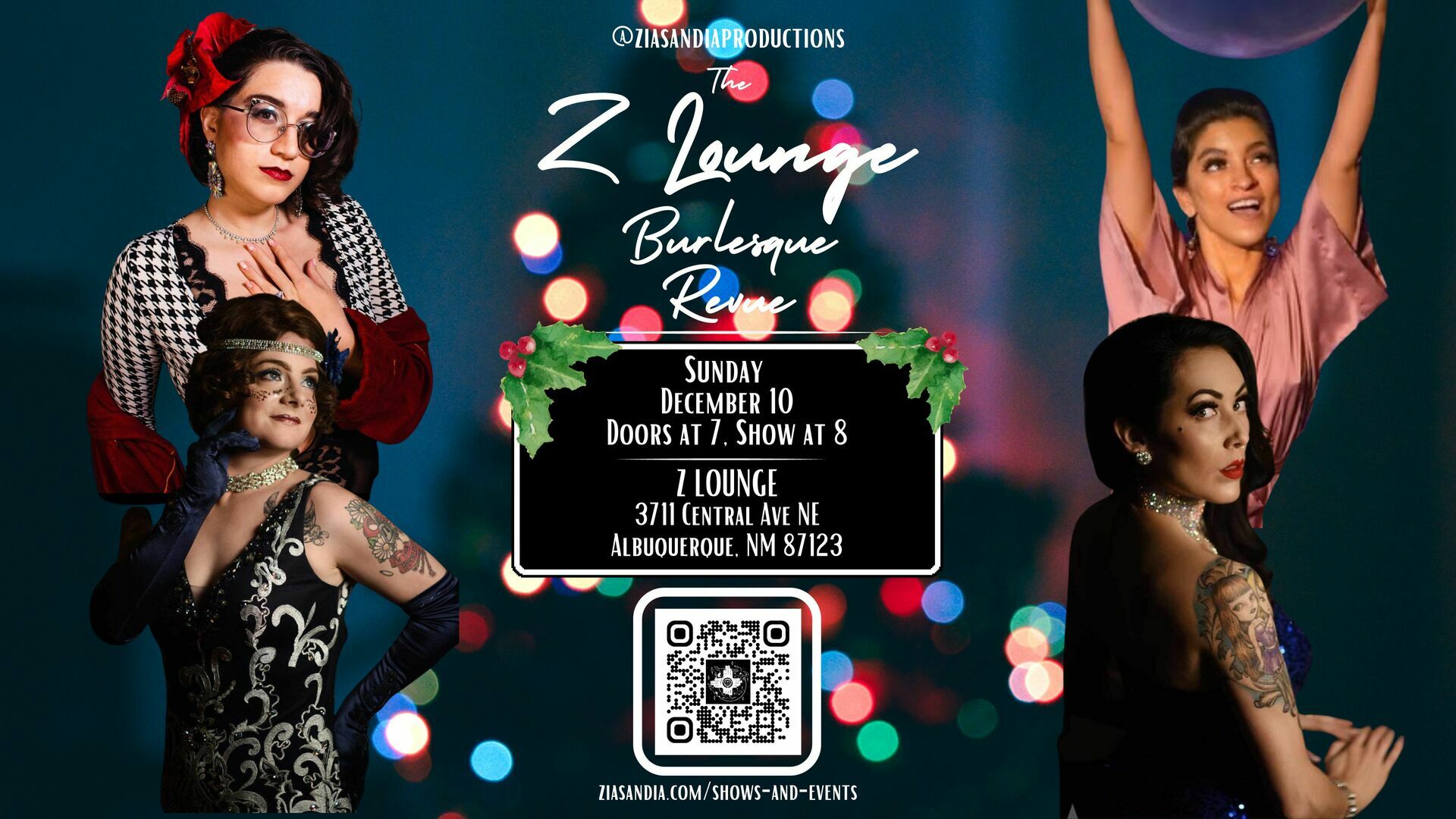 The Z Lounge Burlesque Revue: A Holiday Burlesque Show | Z Lounge ...