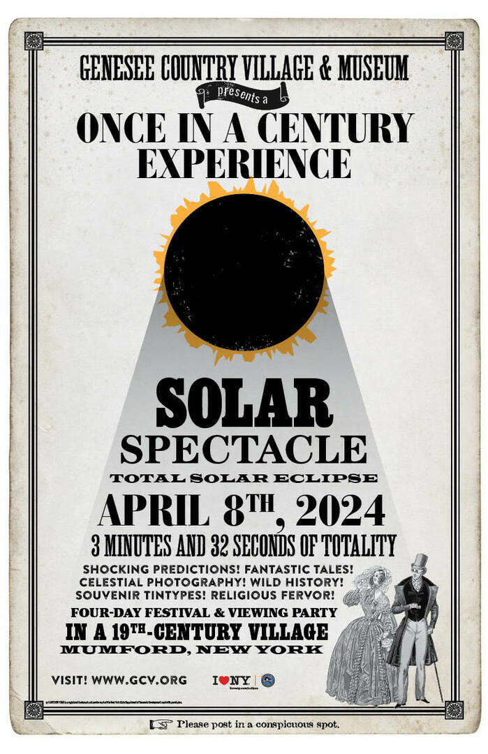 Solar Spectacle: Total Solar Eclipse at Genesee Country Village ...