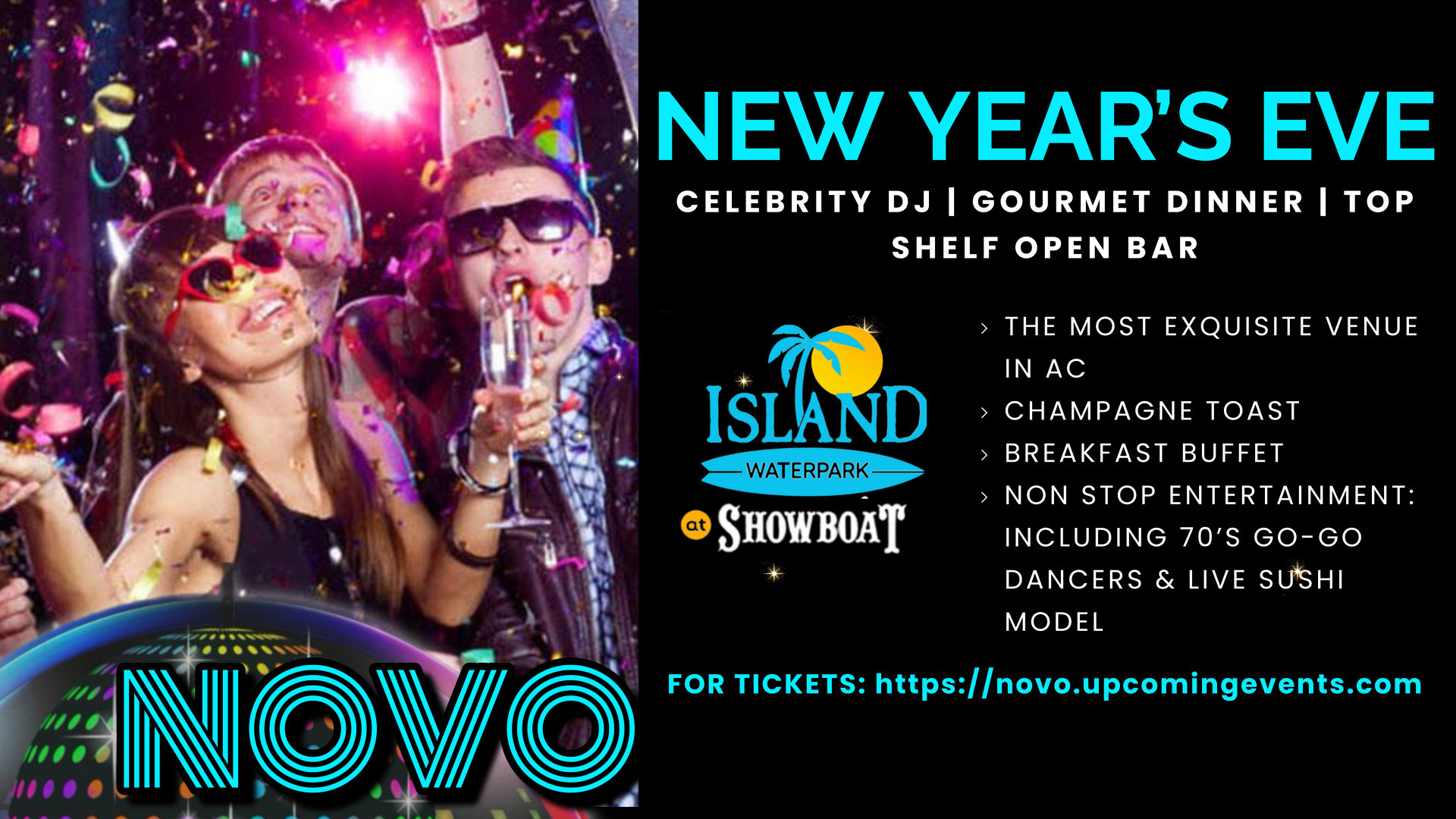 NOVO - THE MOST ELECTRIFYING 70S THEMED NYE PARTY ON THE EAST COAST ...