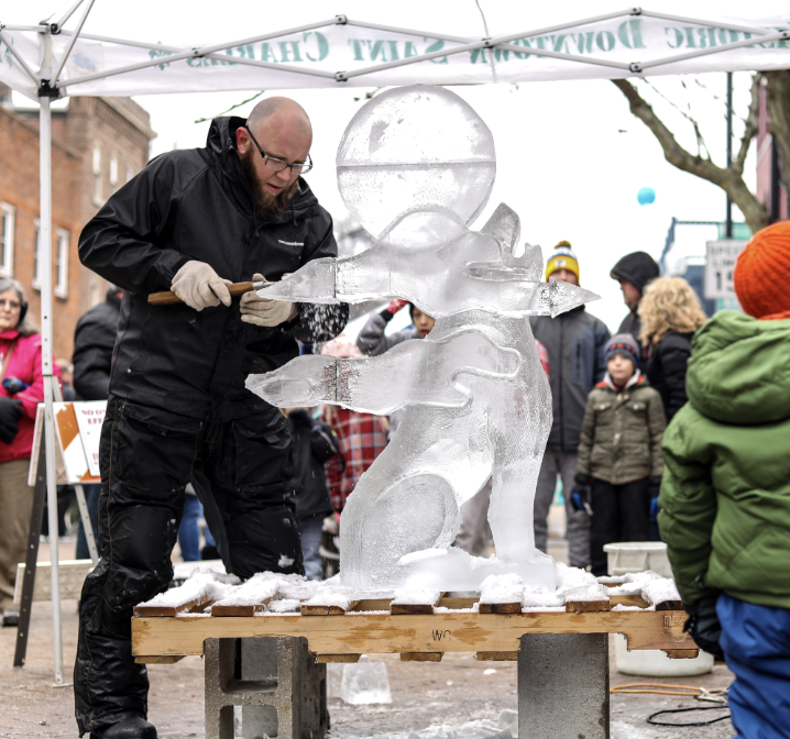 Fete de Glace Ice Carving Festival | St. Charles Historic District ...