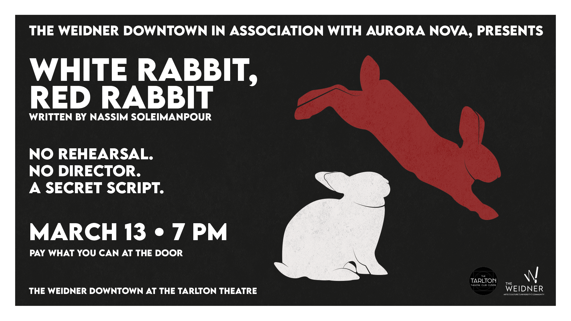White Rabbit, Red Rabbit | The Tarlton Theatre | UpcomingEvents.com