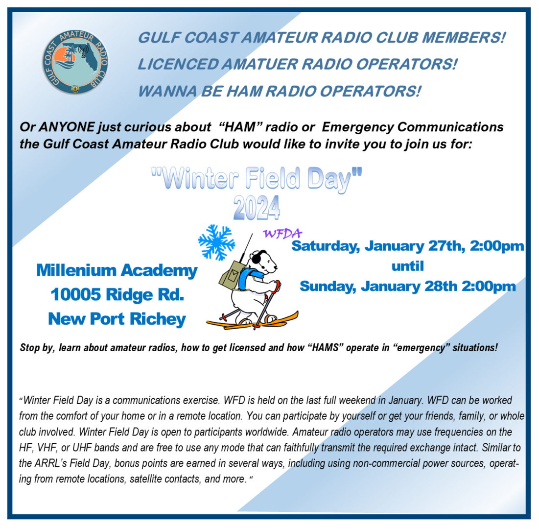 Winter Field Day 2024 | Millennium Academy | UpcomingEvents.com