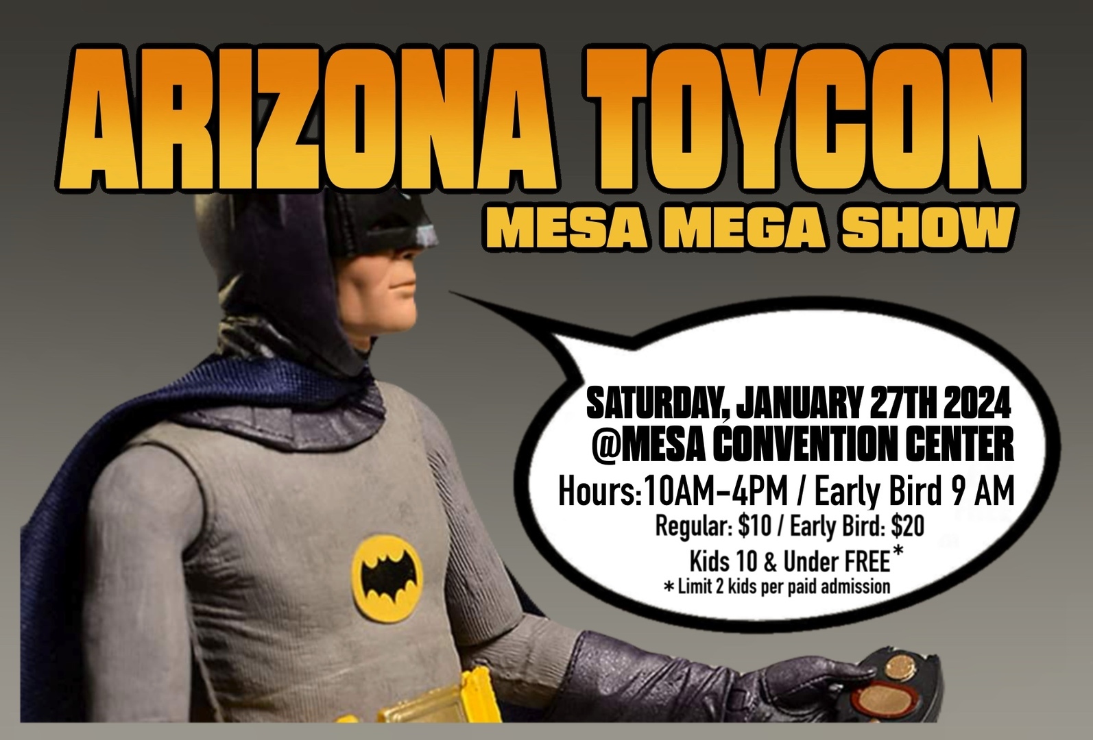 Arizona Toy Con Mesa Megashow 2024 | Mesa Convention Center ...