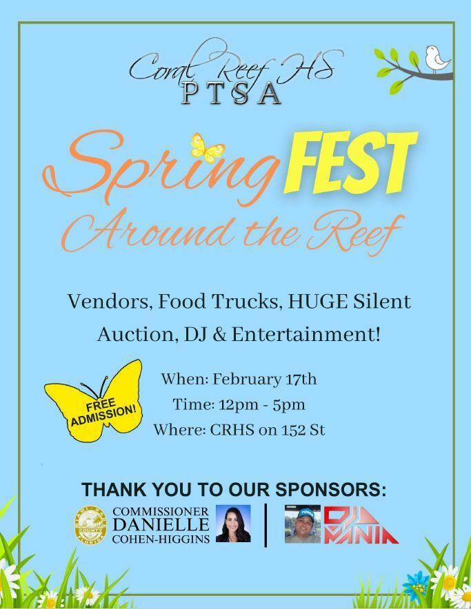 SpringFest Around The Reef | Coral Reef High School | UpcomingEvents.com