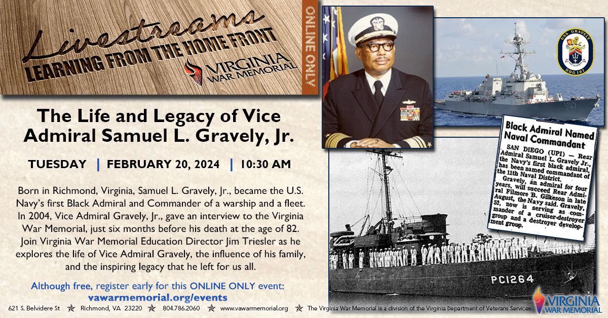 The Life and Legacy of Vice Admiral Samuel L. Gravely, Jr. | Richmond ...