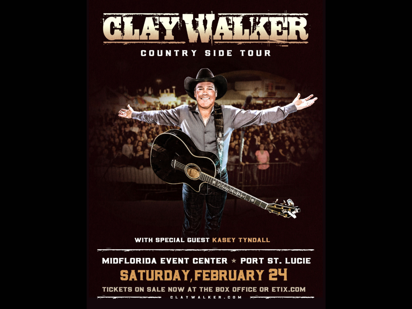Clay Walker & Special Guest Kasey Tyndall Live in Concert | MIDFLORIDA ...