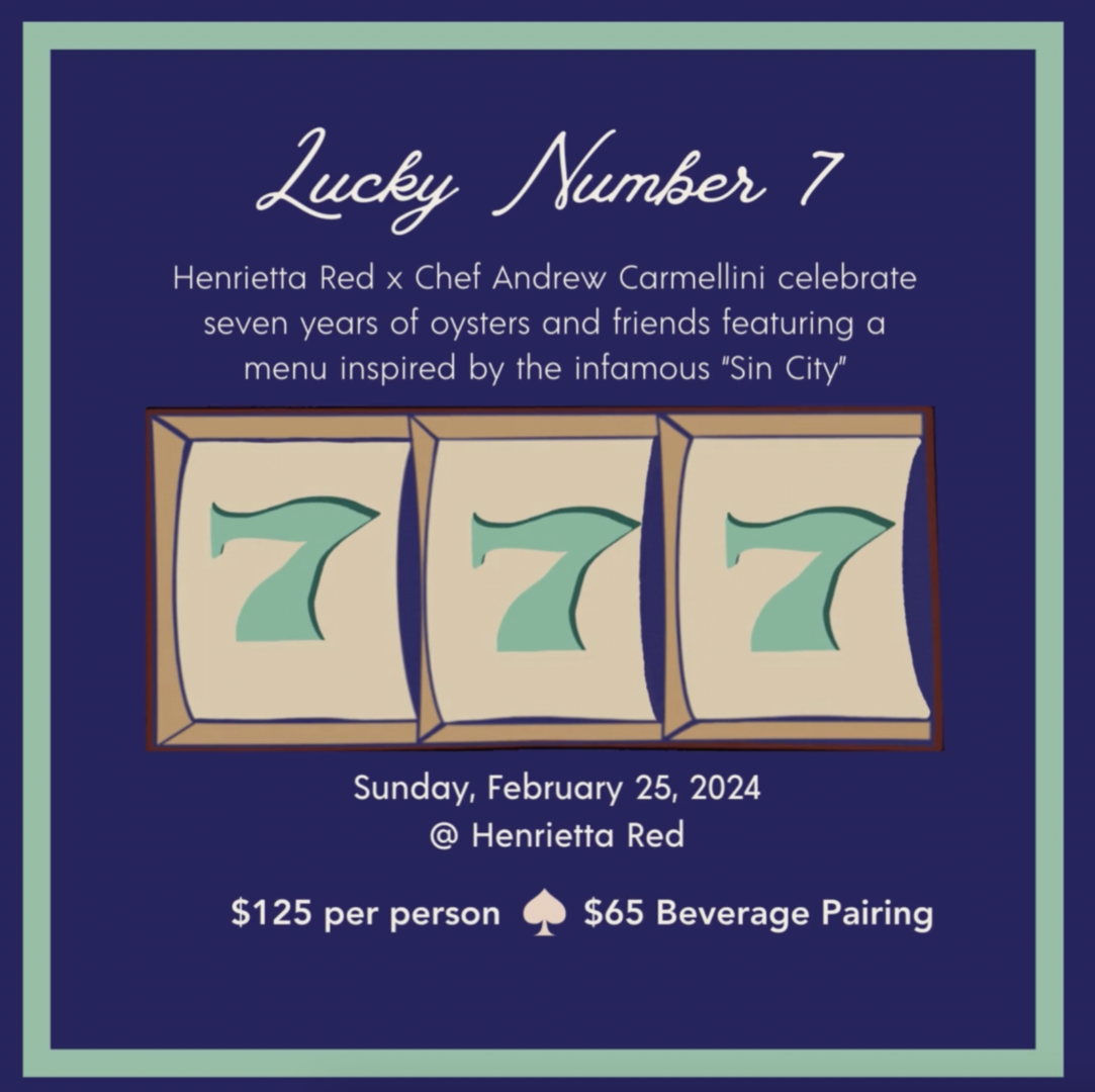 Henrietta Red x Chef Andrew Carmellini featuring a menu inspired by the ...