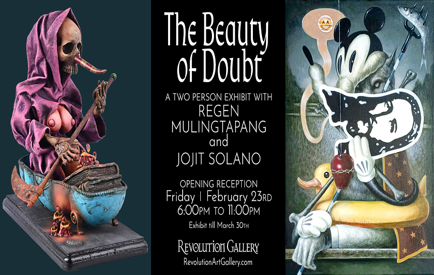 THE BEAUTY OF DOUBT two person exhibit with Jojit Solano and Regen ...