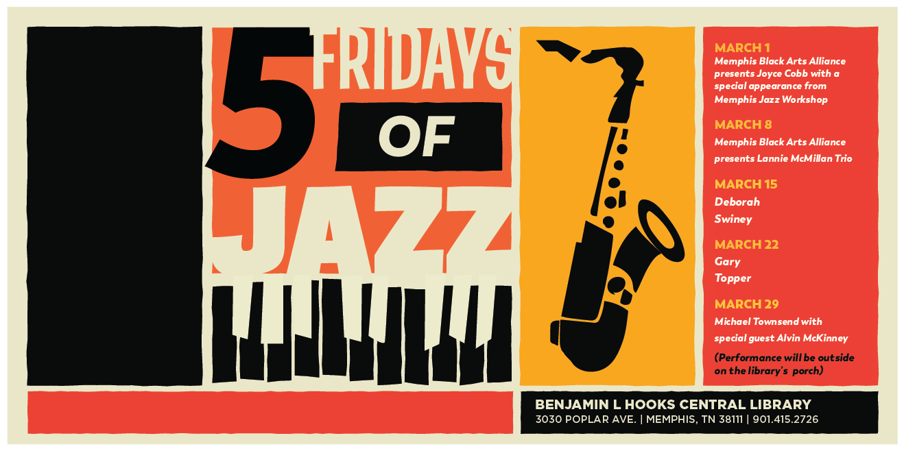 5 Fridays of Jazz | Benjamin L. Hooks Central Library - Memphis Public ...