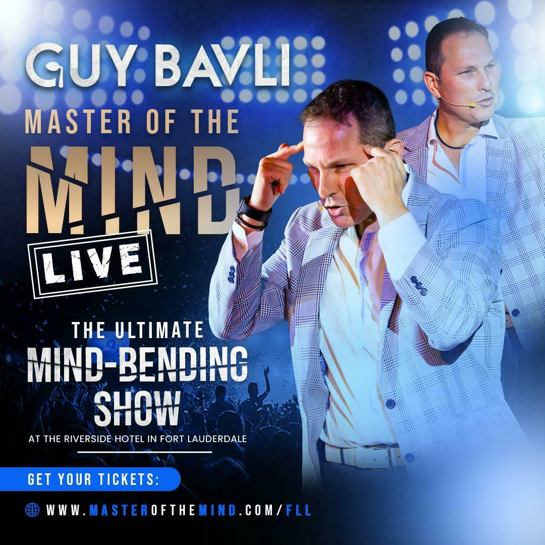 Celebrity Mentalist Guy Bavli - Master of the Mind - Live in Las Olas ...