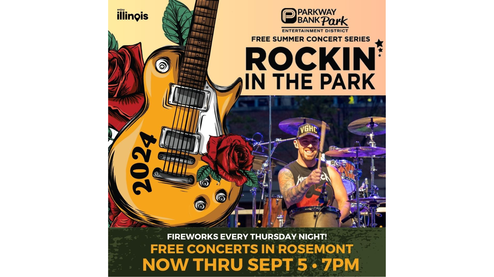 Rockin’ in the Park 2024 Free Summer Concert Series | Parkway Bank Park ...