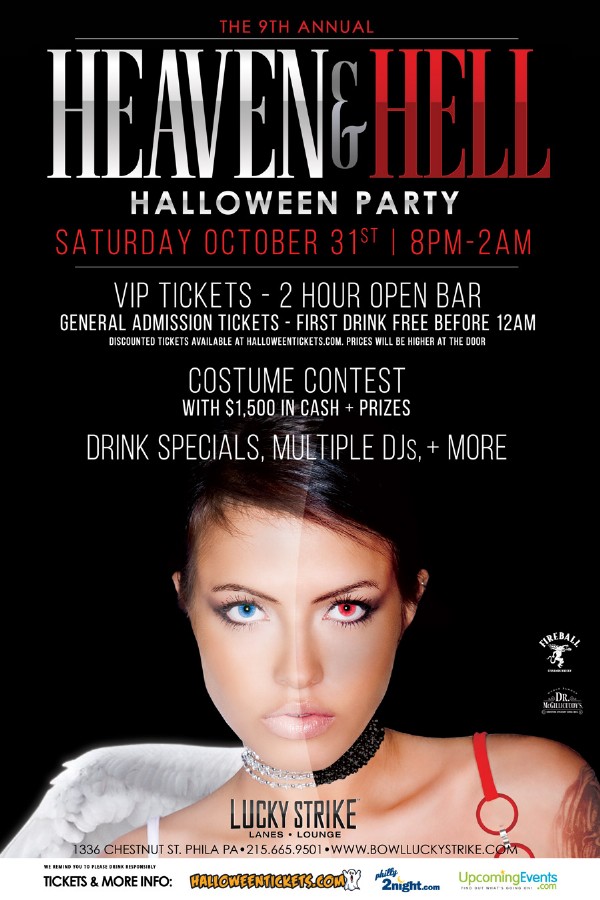 9th Annual Heaven & Hell Halloween Party 2015 Tickets & Event Details ...
