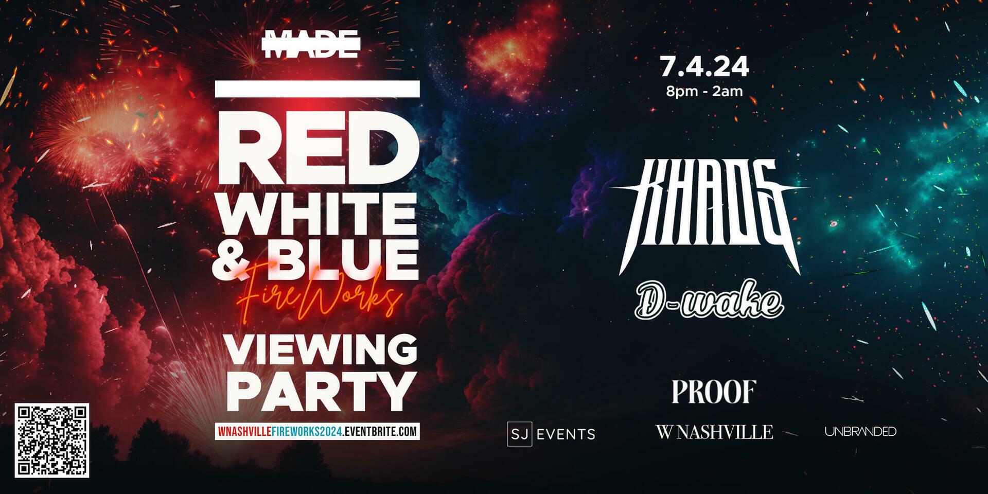 4th of July Fireworks Rooftop Viewing Party | W Nashville | W Nashville ...