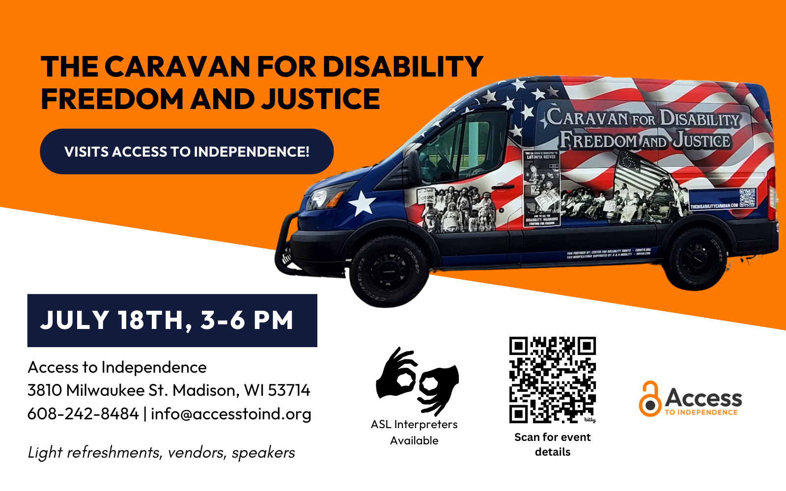 CARAVAN FOR DISABILITY FREEDOM AND JUSTICE COMES TO MADISON | Access to ...