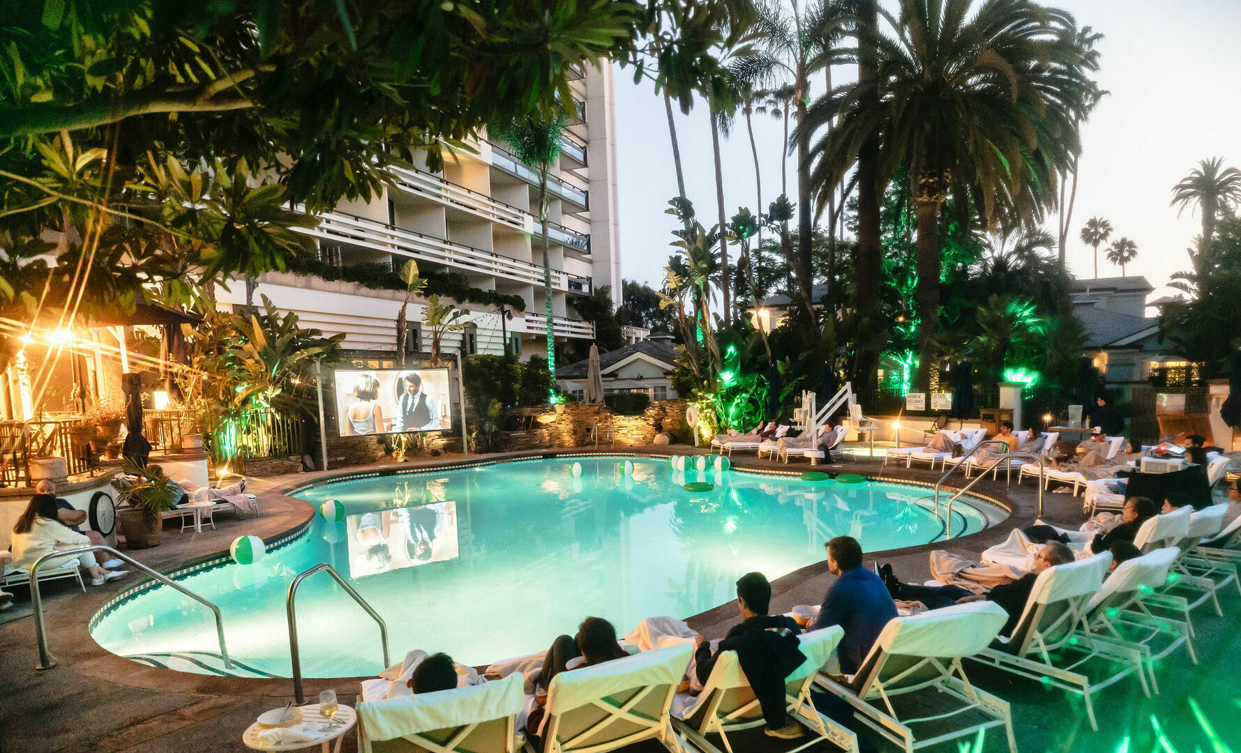 HULU presents Poolside Cinema at Fairmont Miramar Hotel & Bungalows ...