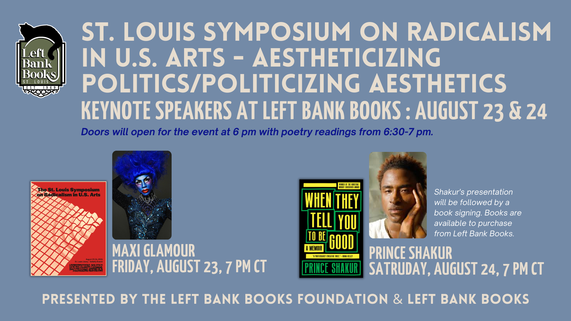 The St. Louis Symposium on Radicalism in U.S. Arts Keynote Speaker ...