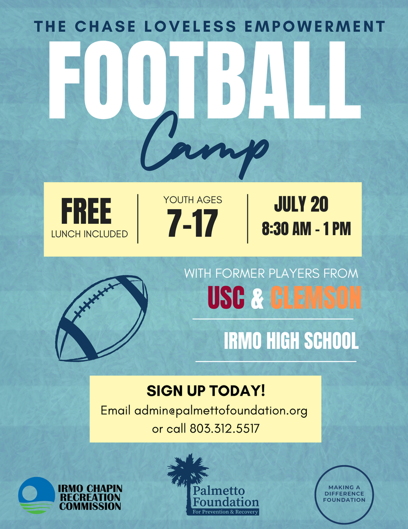 Palmetto Foundation for Prevention & Recovery | Chase Loveless ...