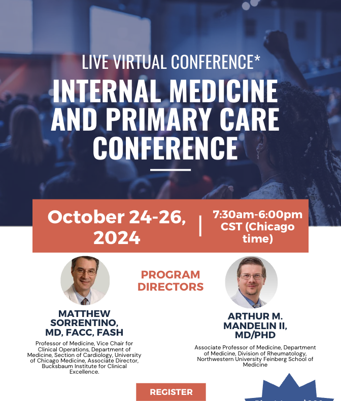 October 24-26, 2024 Update CME Internal Medicine and Primary Care ...