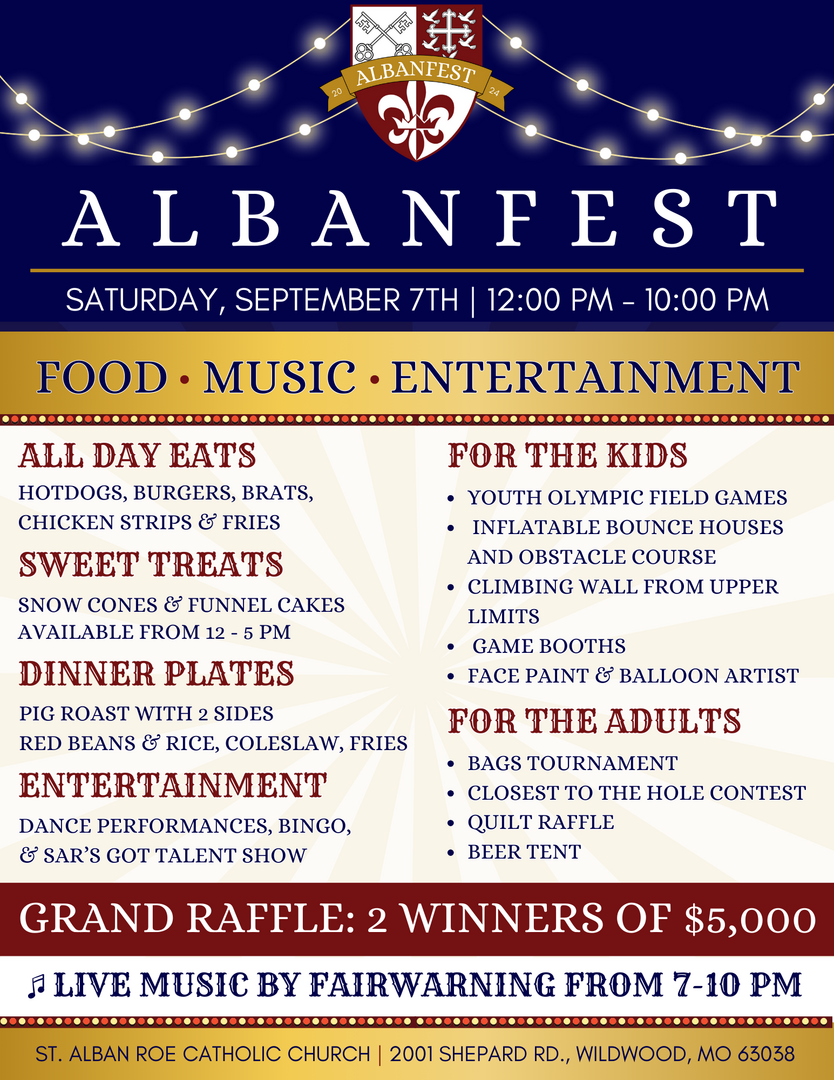 Albanfest | Saint Alban Roe Catholic Church | UpcomingEvents.com