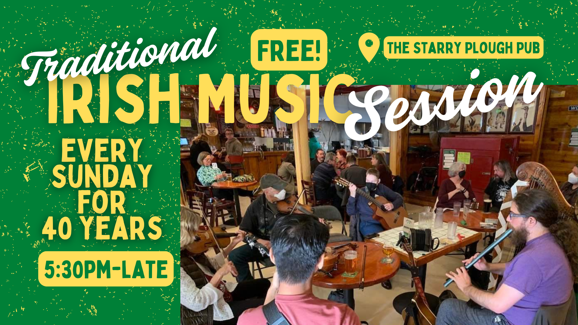 Traditional Irish Music Session | The Starry Plough Pub ...