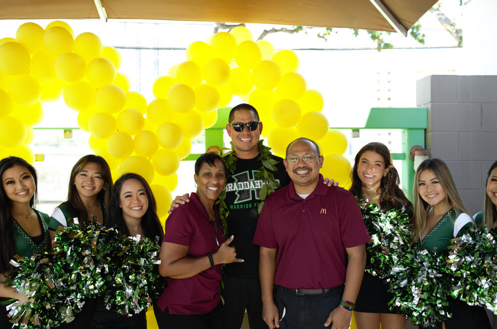 Big Mac Mondays Kickoff w/UH Football Coach Timmy Chang | McDonald's ...