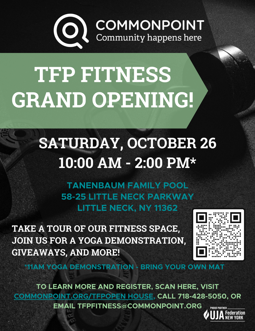 TFP Fitness @ Tanenbaum Family Pool Grand Opening | Commonpoint Queens ...
