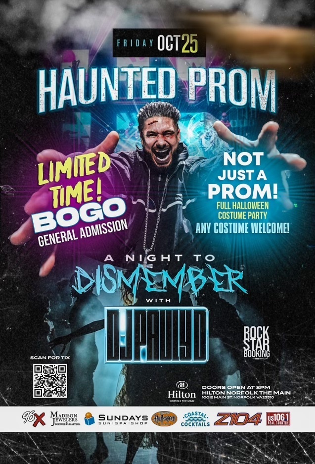 Haunted Prom | Hilton Norfolk The Main | UpcomingEvents.com