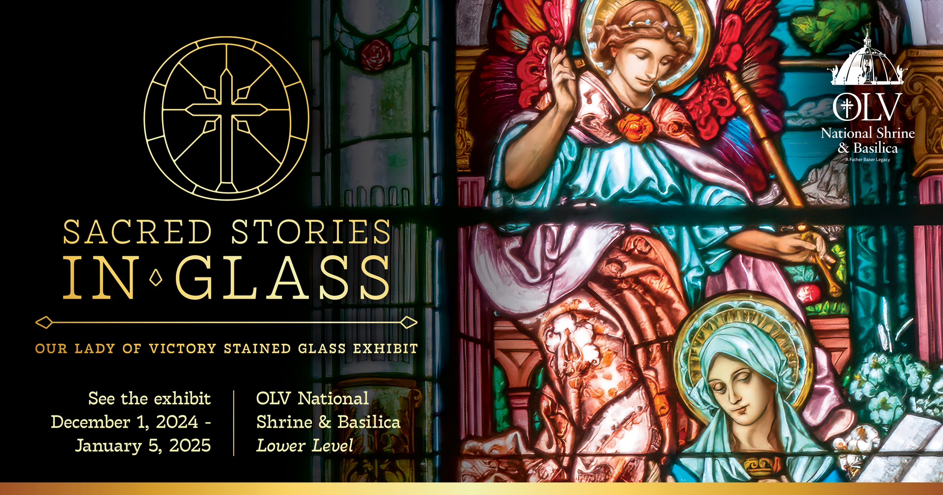 Stained-Glass Window Exhibit @ OLV Basilica | Our Lady of Victory ...