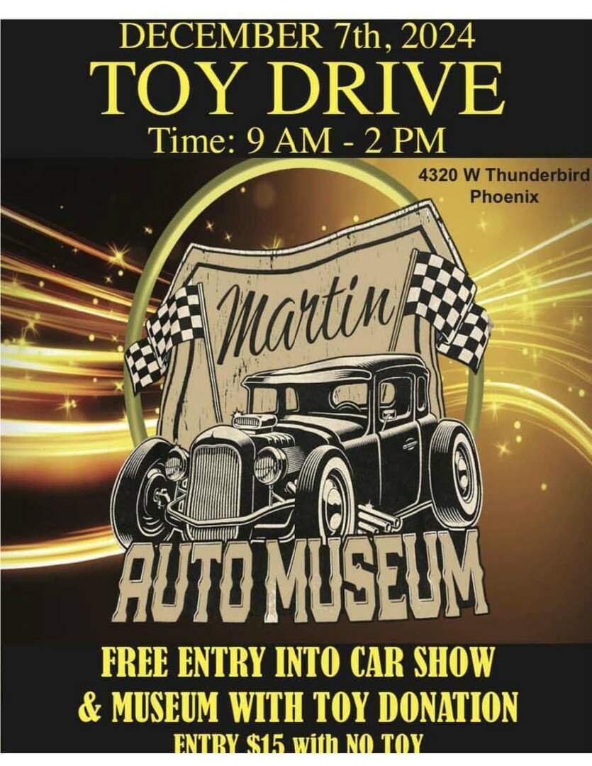 Martin Auto Museum Car Show & Toy Drive | Martin Auto Museum and Event ...