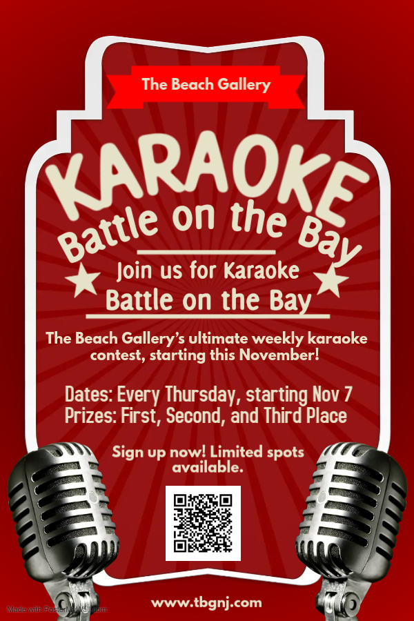 Karaoke Battle on the Bay | The Beach Gallery | UpcomingEvents.com