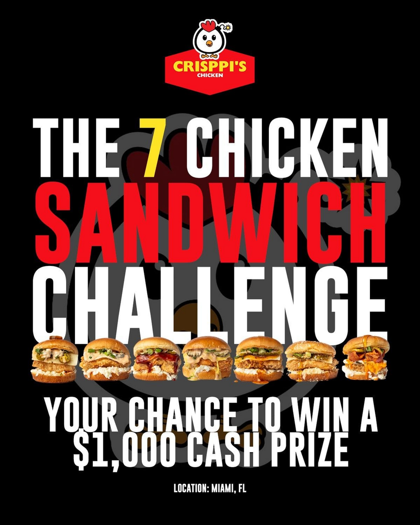 Compete in the Ultimate Crispy Chicken Sandwich Contest Miami | 2917 ...