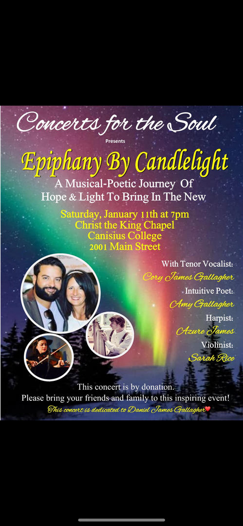 Epiphany By Candlelight w/ Tenor Vocalist Cory Gallagher & Intuitive ...