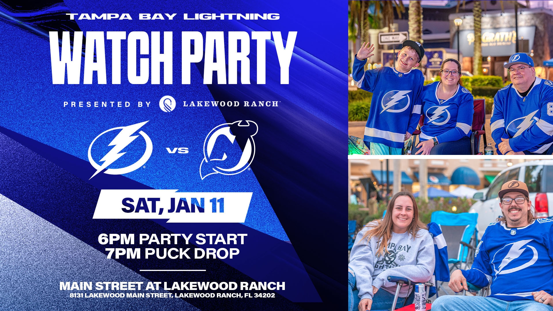 Tampa Bay Lightning Watch Party | Main Street At Lakewood Ranch ...