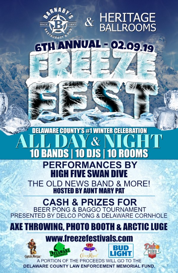 Freezefest 2019 2019 Tickets & Event Details | Barnabys of Ridley ...