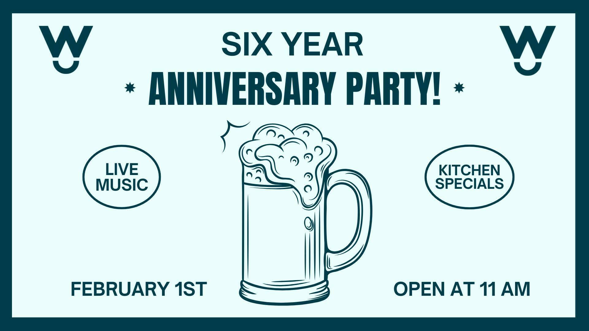 Walter Station Brewery Six Year Anniversary Party | Walter Station ...