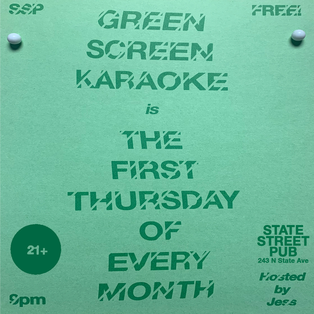 GREEN SCREEN KARAOKE - free, fun, singing - the first Thursday of every ...