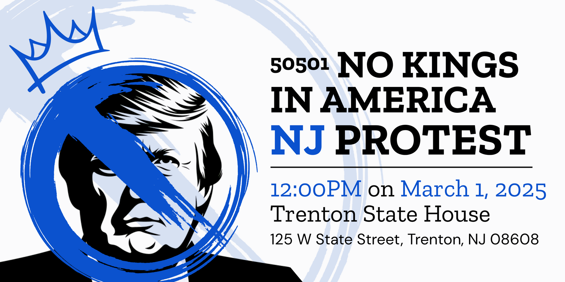 50501 NJ No Kings in America Protest | World War II Memorial ...