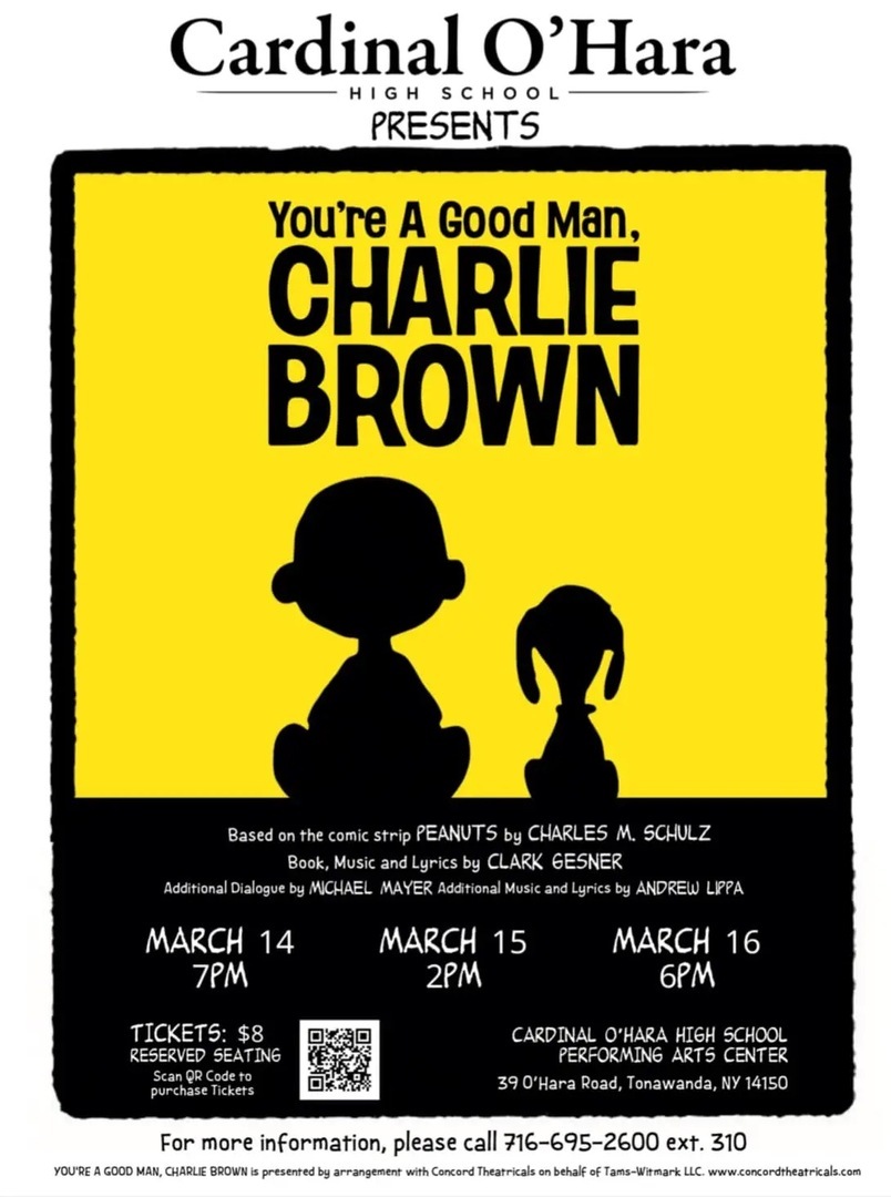 You’re A Good Man Charlie Brown | Cardinal O'Hara High School ...