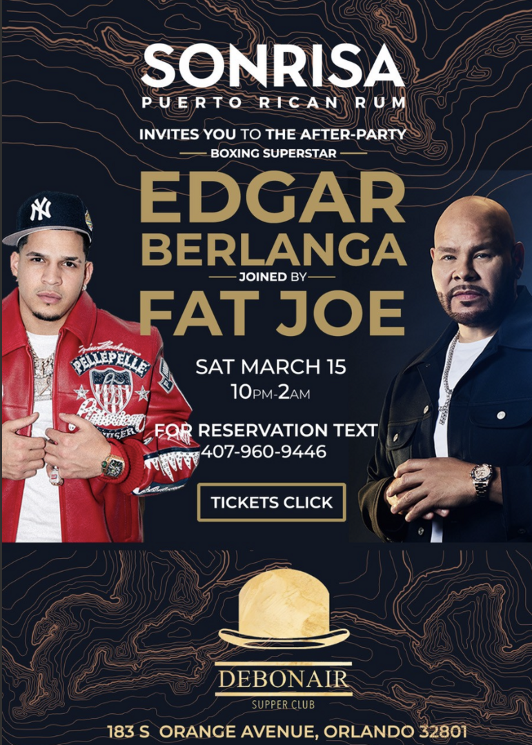 EDGAR BERLANGA x FAT JOE Official After Party | Debonair Supper Club ...