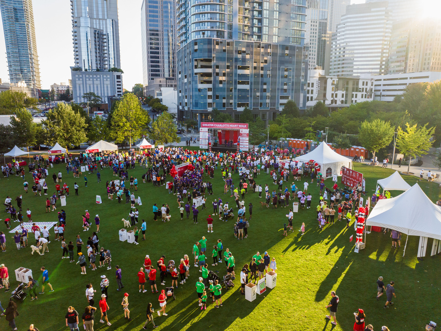 2025 Greater Charlotte Heart Walk | Romare Bearden Park ...