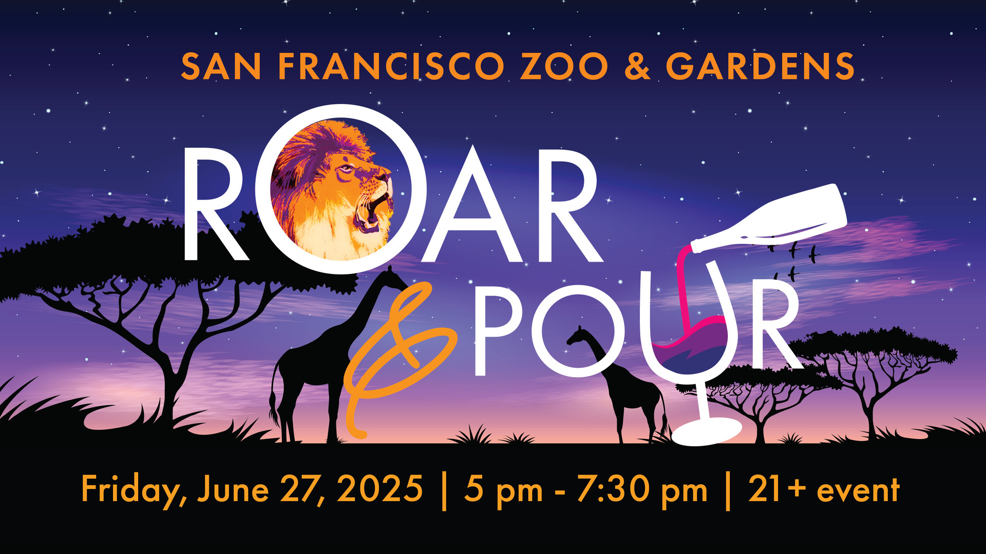 Roar & Pour Wine Festival @ SF Zoo | San Francisco Zoo | UpcomingEvents.com