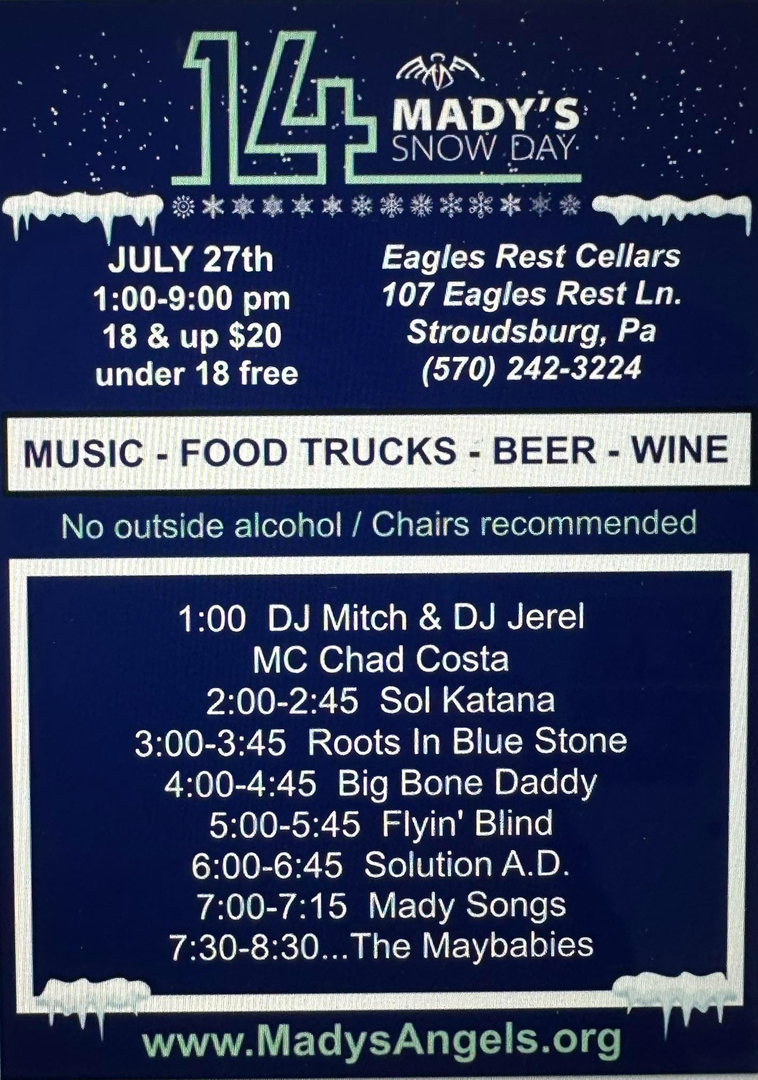 Mady's Snow Day | Eagles Rest Cellars | UpcomingEvents.com