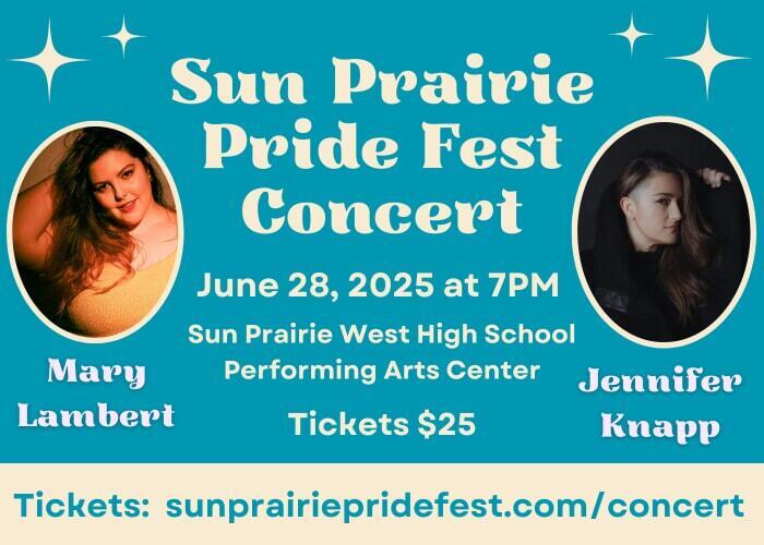 Sun Prairie Pride Fest Concert Featuring Mary Lambert & Jennifer Knapp ...