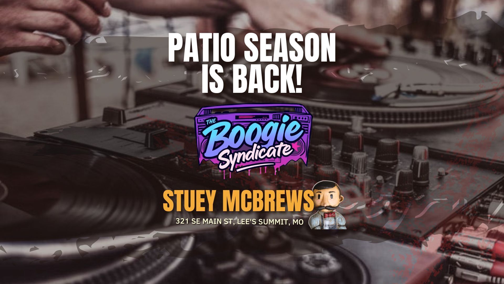 Party on the Patio! @ Stuey McBrew's w/ The Boogie Syndicate | Stuey ...