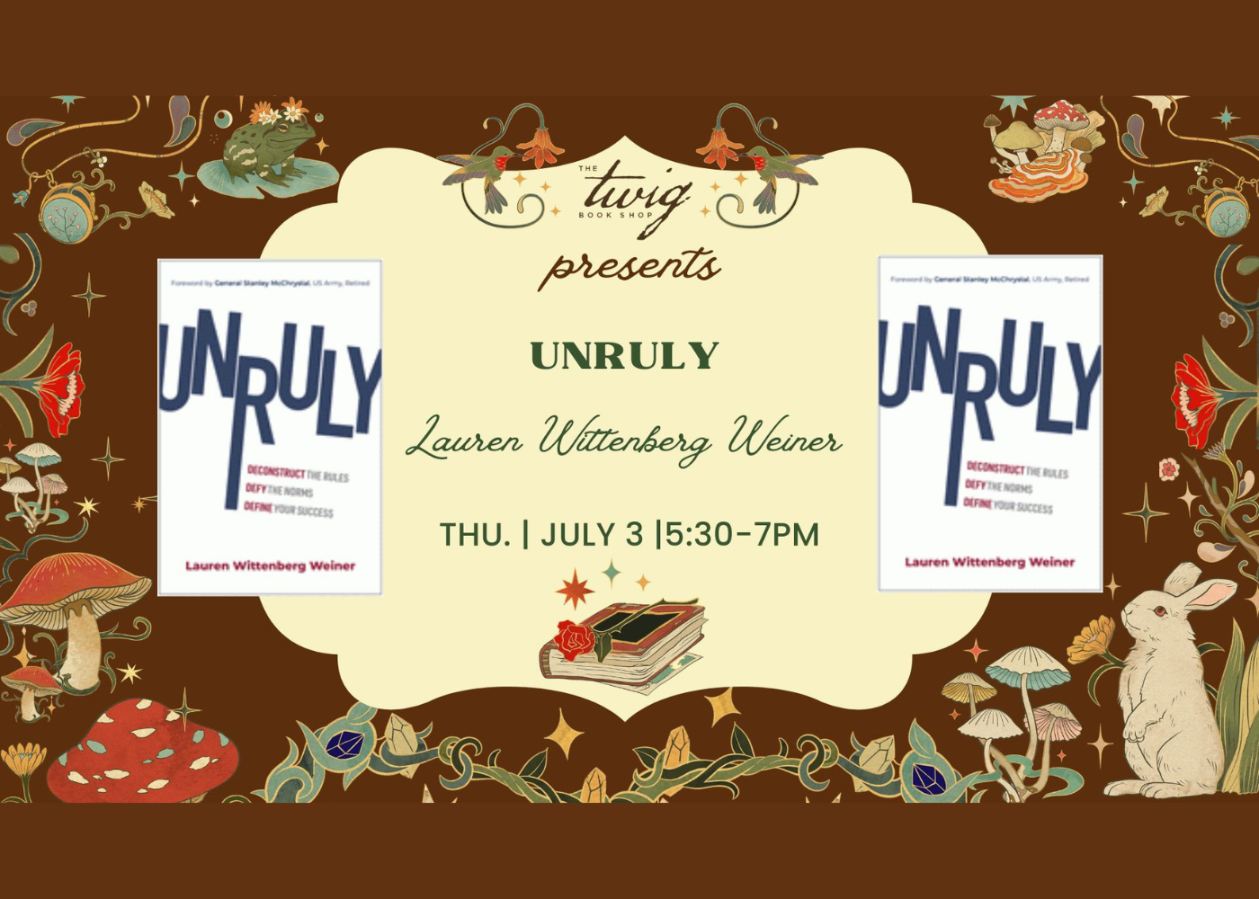 Lauren Wittenberg Weiner, “Unruly: Deconstruct the Rules, Defy the ...