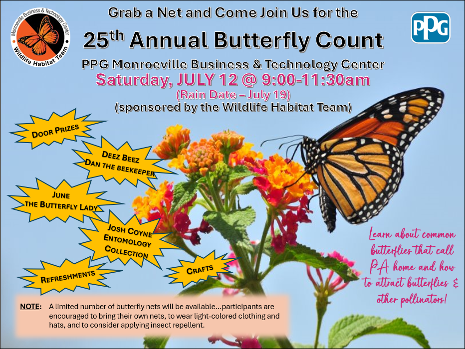 Annual Butterfly Count - Grab a Net and Join Us! Saturday, July 12 @9: ...